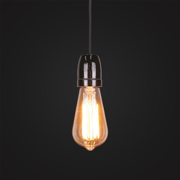 Porcelain ceramic Edison Lamp Modern Scandinavian Home Decoration ...